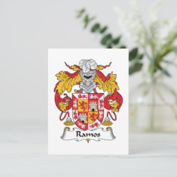 Ramos Family Crest Postcard | Zazzle