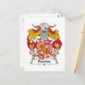 Ramos Family Crest Postcard | Zazzle