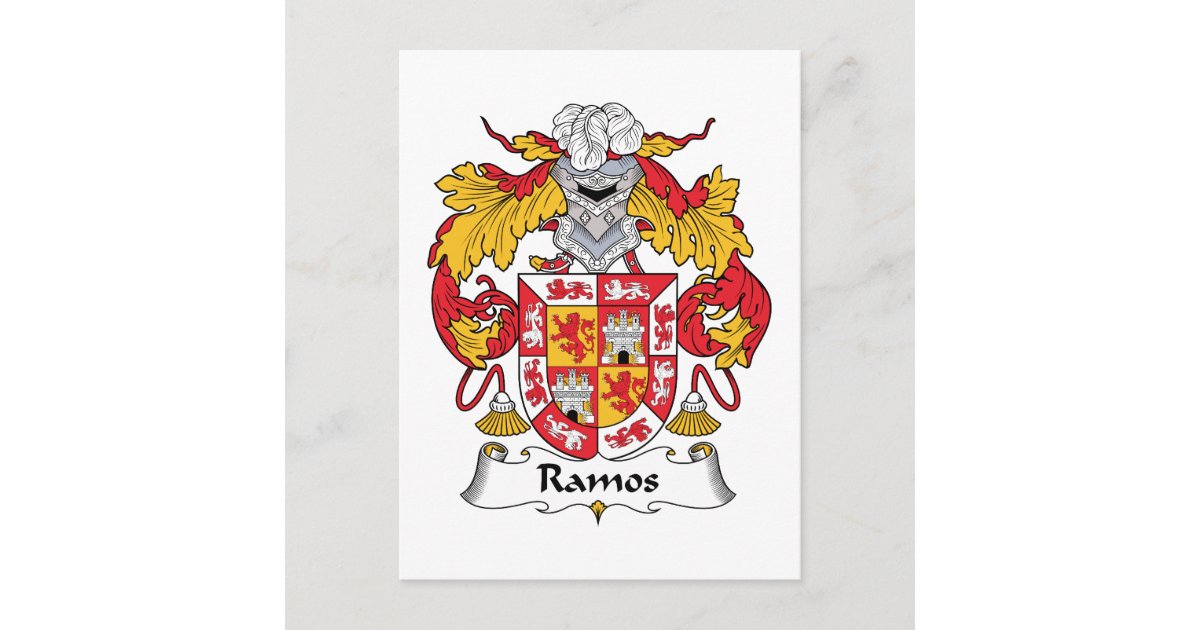 Ramos Family Crest Postcard | Zazzle