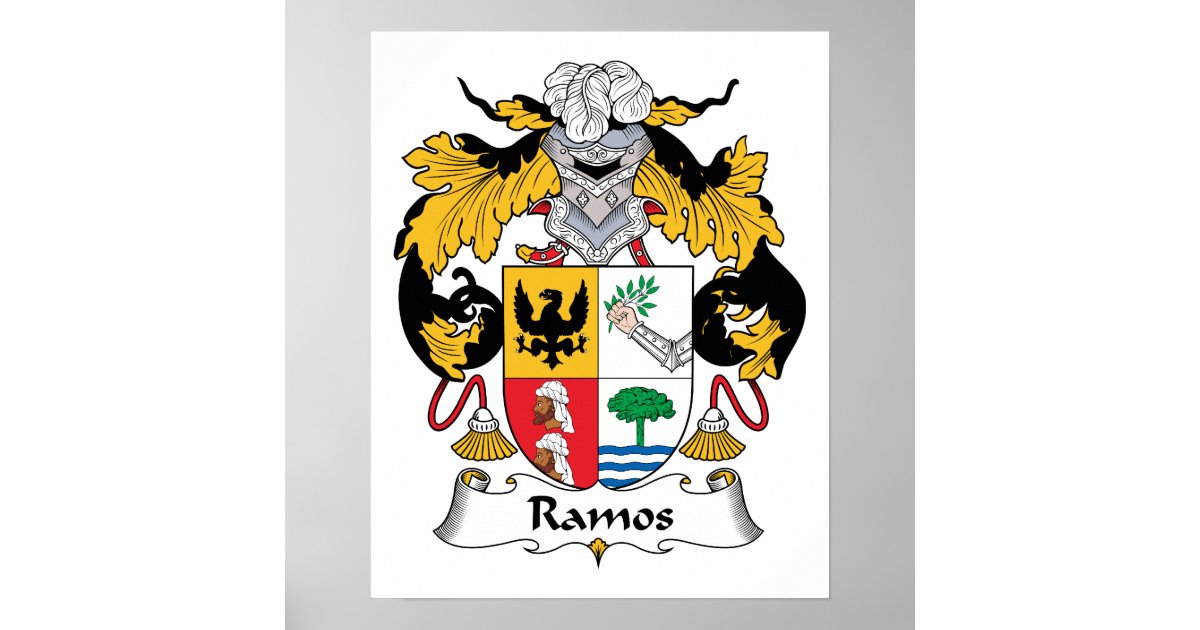 Ramos Family Crest Poster | Zazzle