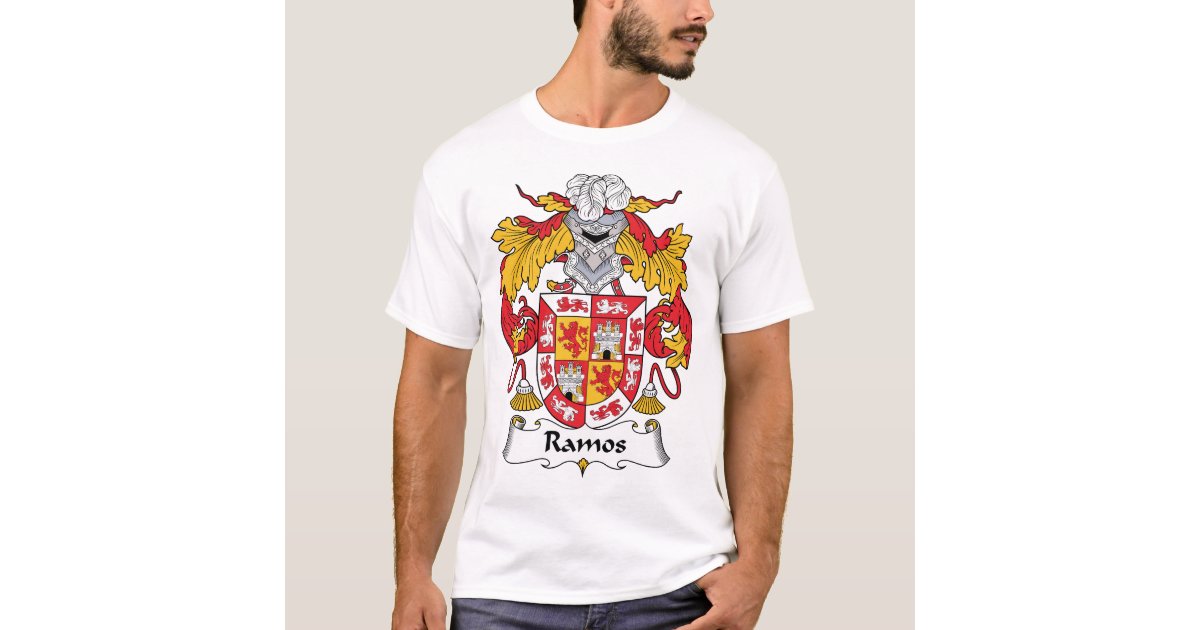 Ramos Family Crest T-Shirt | Zazzle