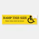 Ramp Access Sticker | Zazzle