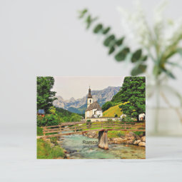 Ramsau, Bavarian Alps Postcard | Zazzle