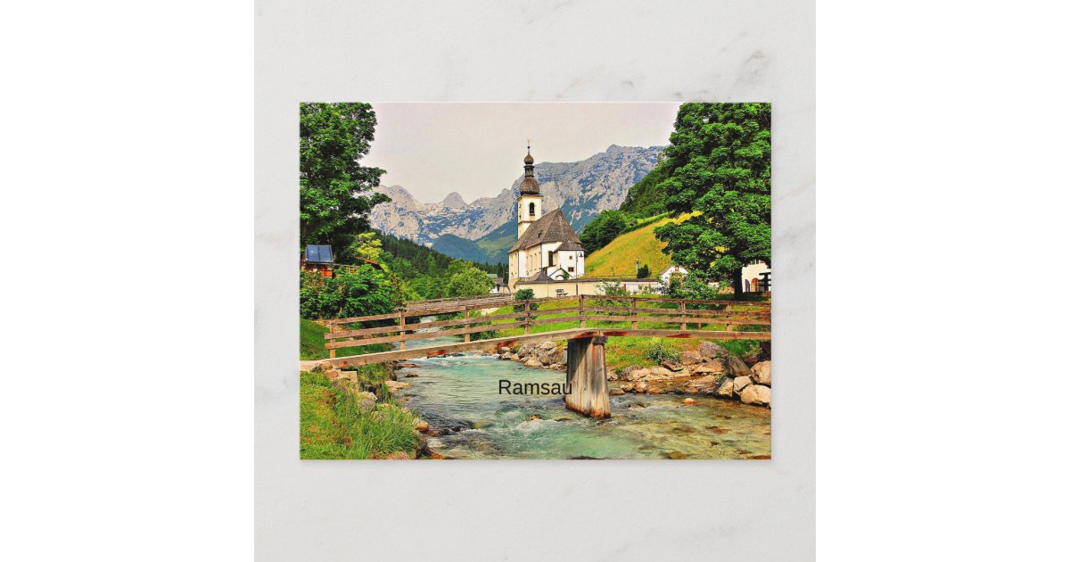 Ramsau, Bavarian Alps Postcard | Zazzle