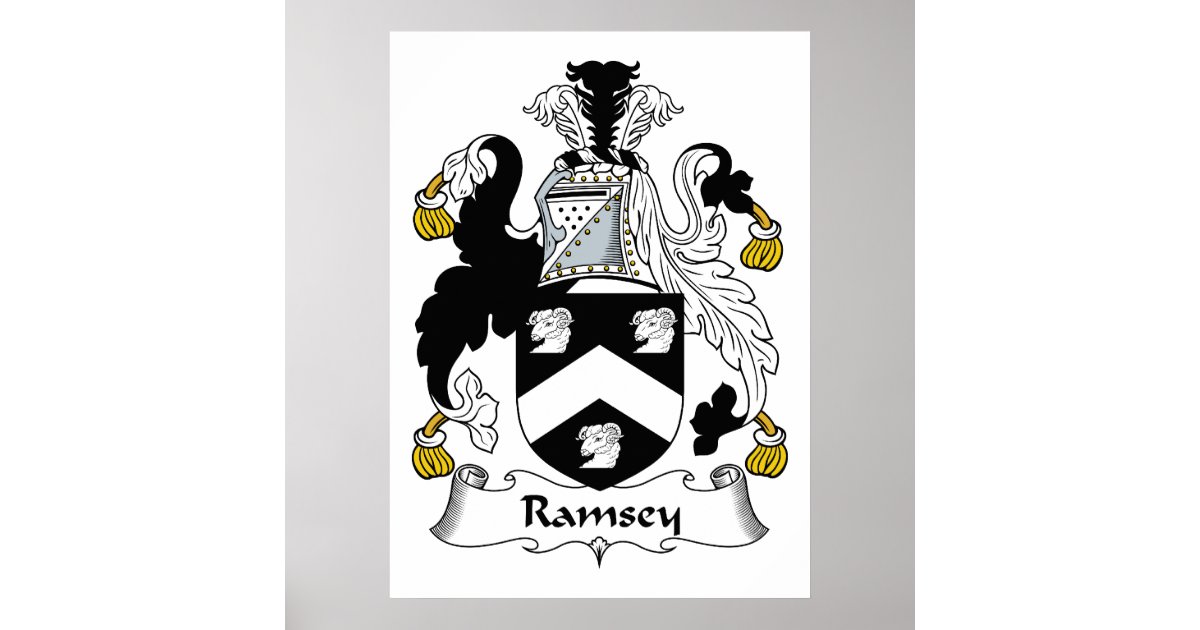 Ramsey Family Crest Poster | Zazzle