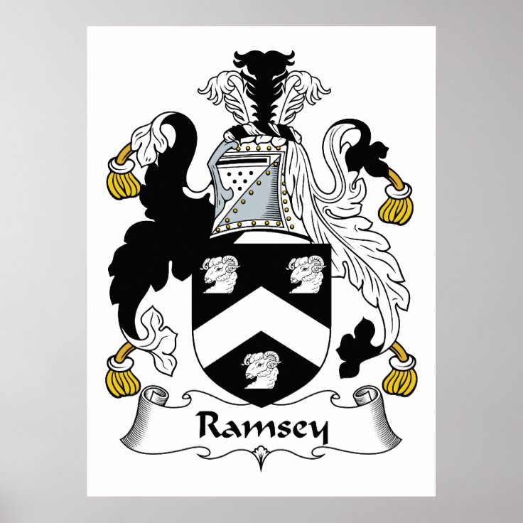 Ramsey Family Crest Poster | Zazzle