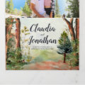 Rancho Palos Verdes | Boho Wedding Tri-Fold Invitation | Zazzle