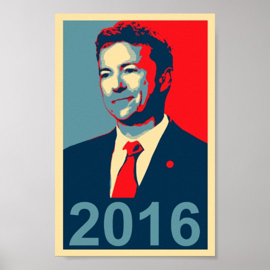 Rand Paul 2016 Obama Style Poster | Zazzle.com