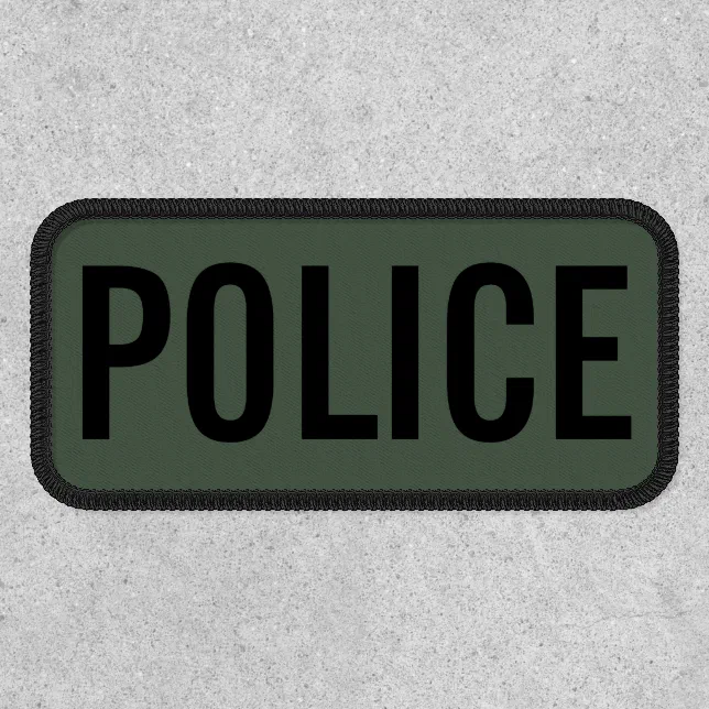 Ranger Green Police Patch | Zazzle