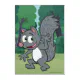 Ranger Rick | Gray Squirrel Waving Acrylic Print | Zazzle