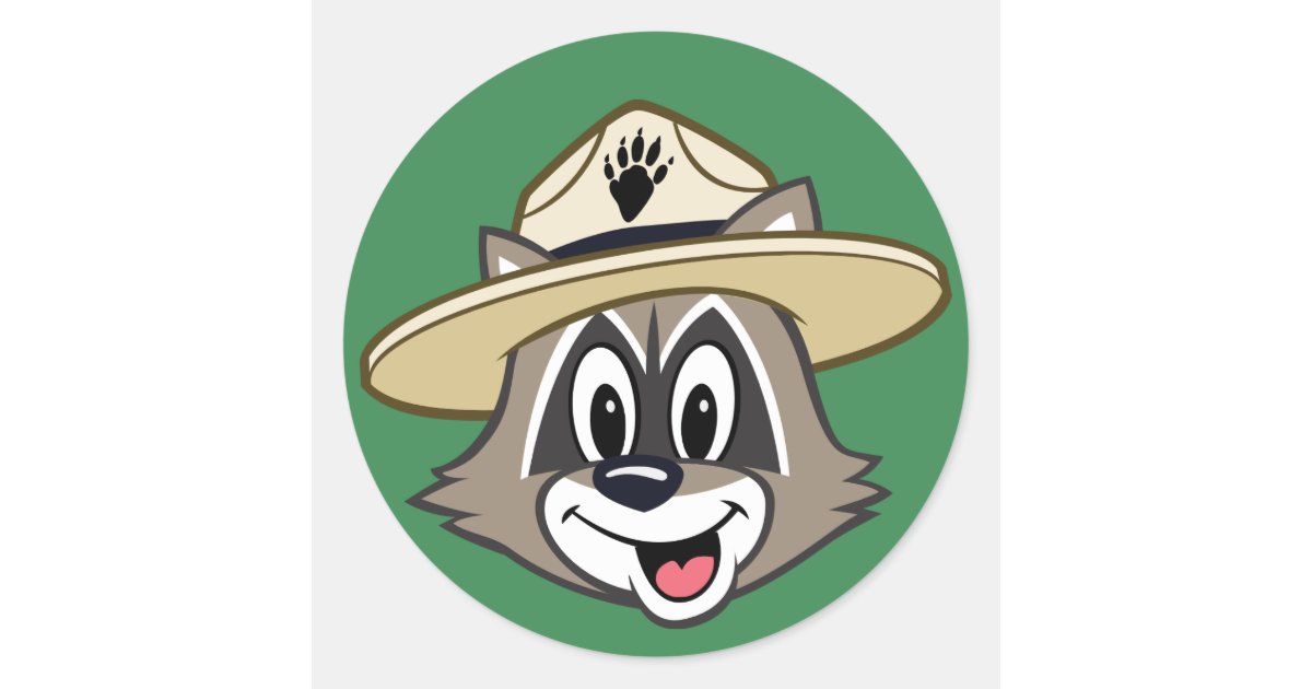 Ranger Rick | Ranger Rick Face Classic Round Sticker | Zazzle