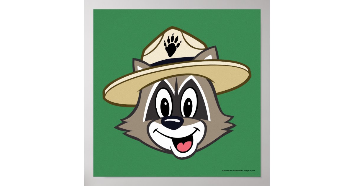 Ranger Rick | Ranger Rick Face Poster | Zazzle