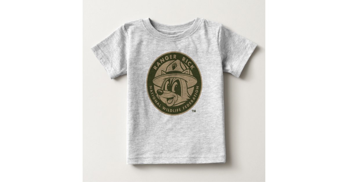 Ranger Rick | Ranger Rick Khaki Logo Baby T-Shirt | Zazzle
