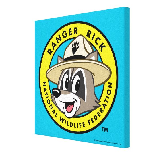 Ranger Rick | Ranger Rick Logo Canvas Print | Zazzle.com