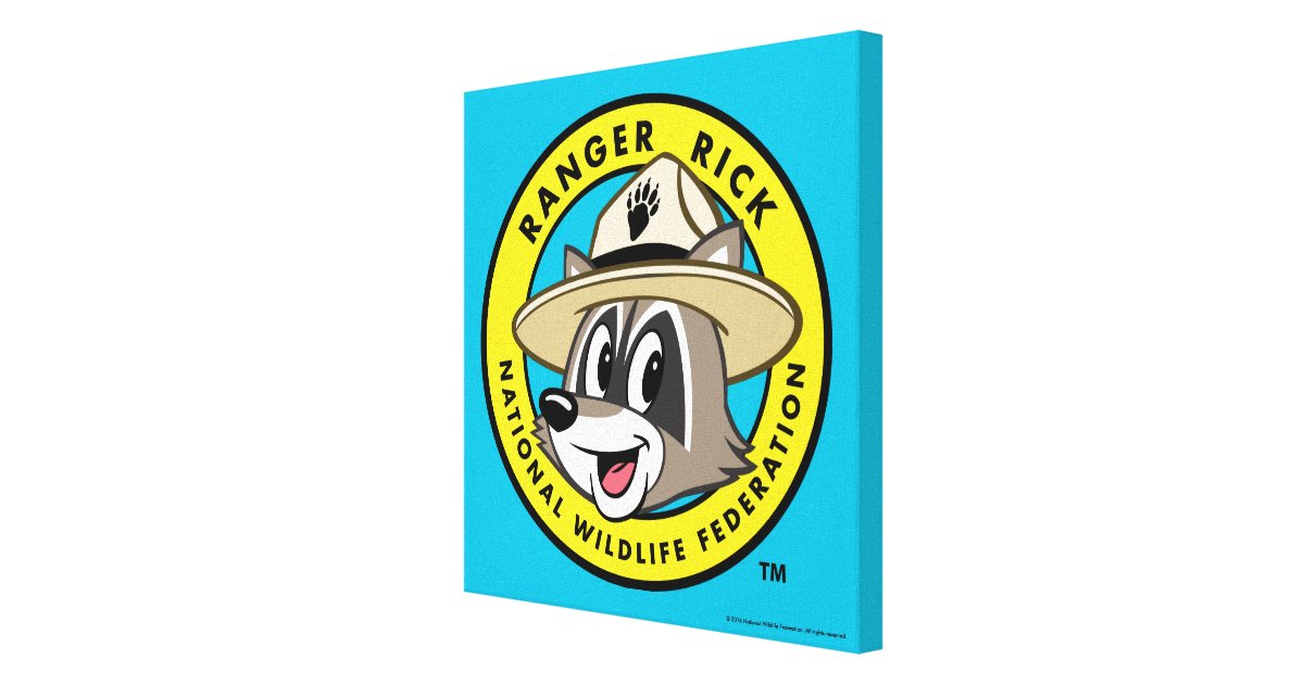 Ranger Rick | Ranger Rick Logo Canvas Print | Zazzle