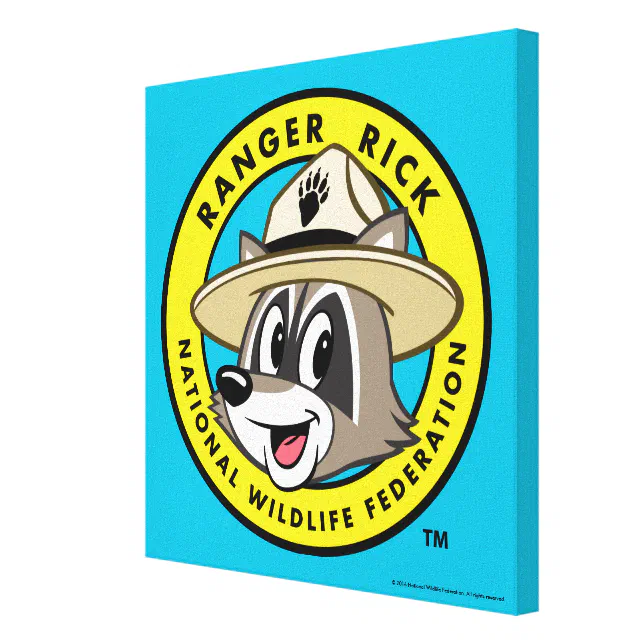 Ranger Rick | Ranger Rick Logo Canvas Print | Zazzle