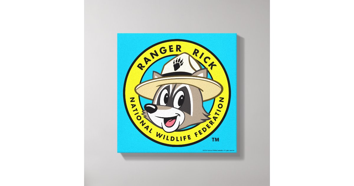 Ranger Rick | Ranger Rick Logo Canvas Print | Zazzle