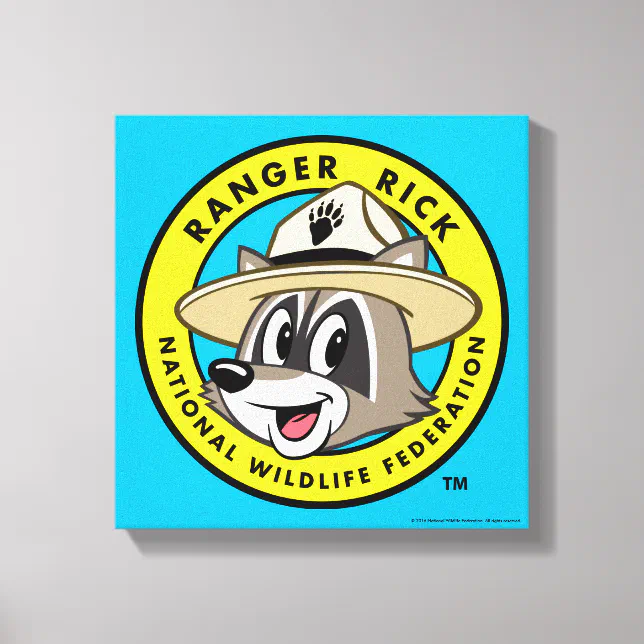 Ranger Rick | Ranger Rick Logo Canvas Print | Zazzle
