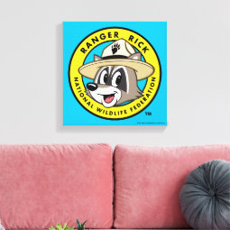 Ranger Rick | Ranger Rick Logo Canvas Print | Zazzle