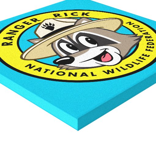 Ranger Rick | Ranger Rick Logo Canvas Print | Zazzle