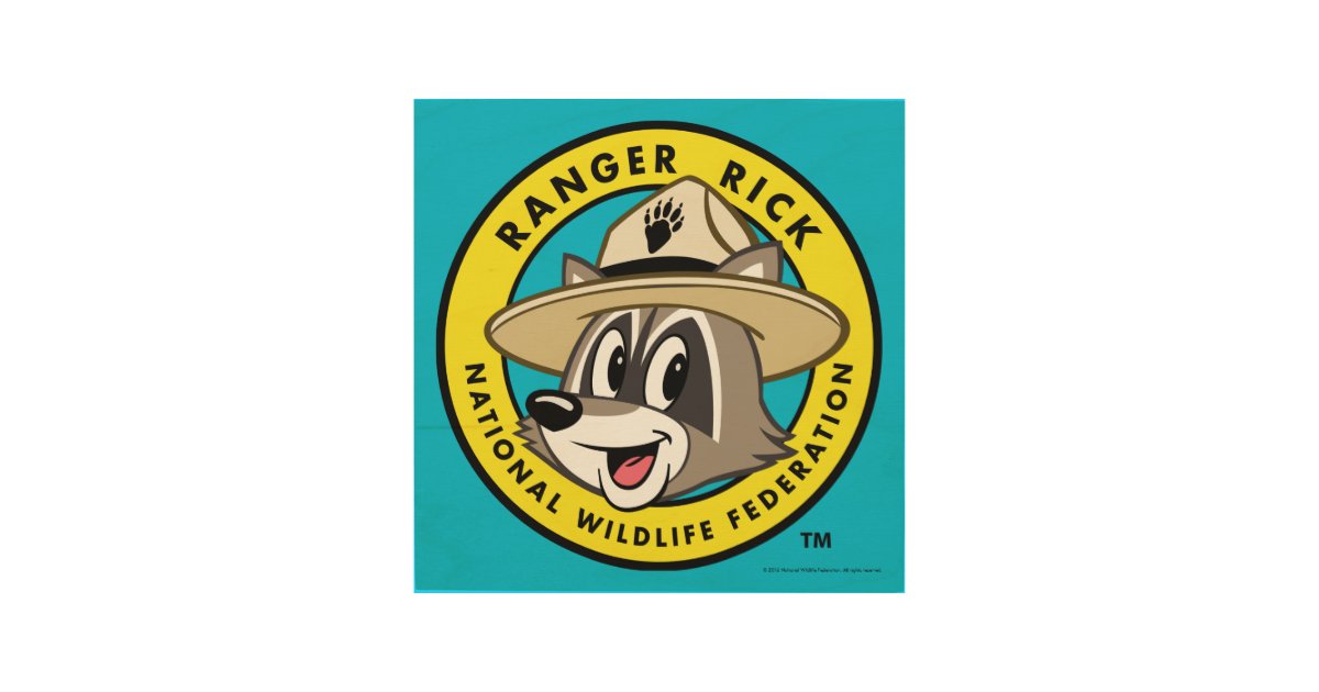 Ranger Rick | Ranger Rick Logo Wood Wall Decor | Zazzle
