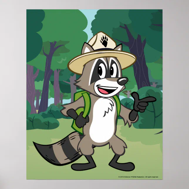 Ranger Rick | Ranger Rick Pointing Poster | Zazzle