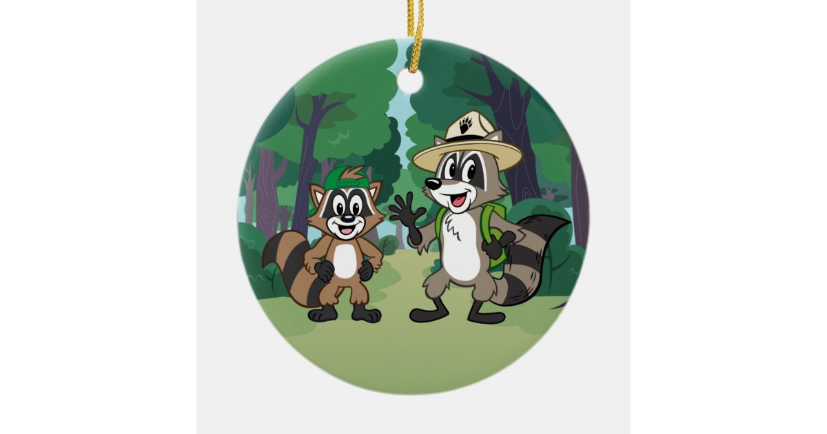 Ranger Rick | Ranger Rick & Ricky Ceramic Ornament | Zazzle