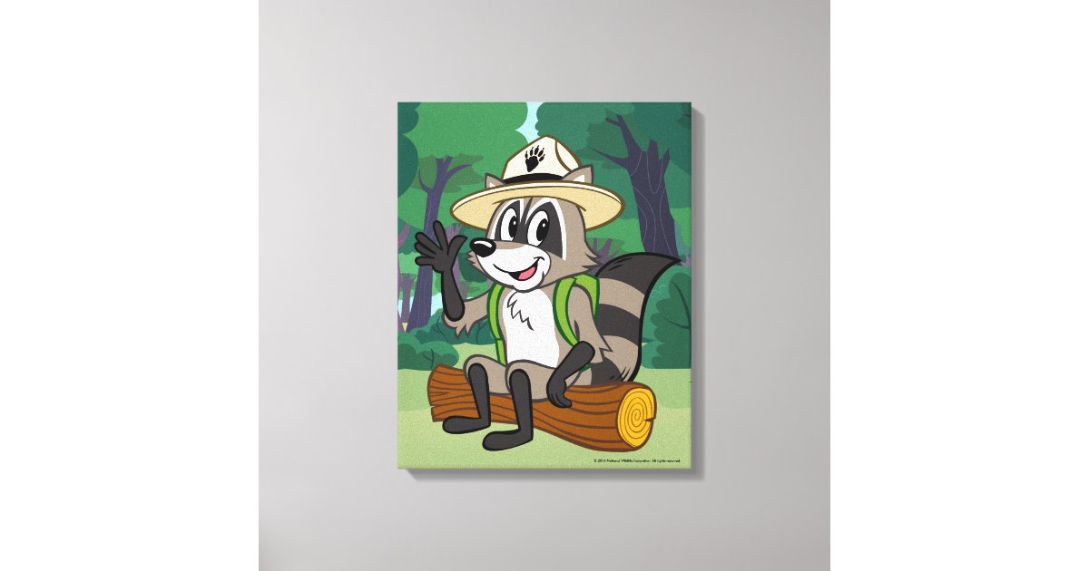 Ranger Rick | Ranger Rick Sitting Canvas Print | Zazzle