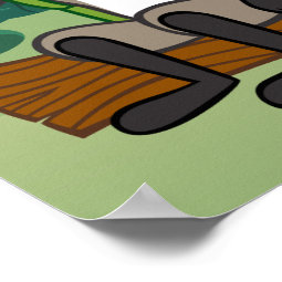 Ranger Rick | Ranger Rick Sitting Poster | Zazzle