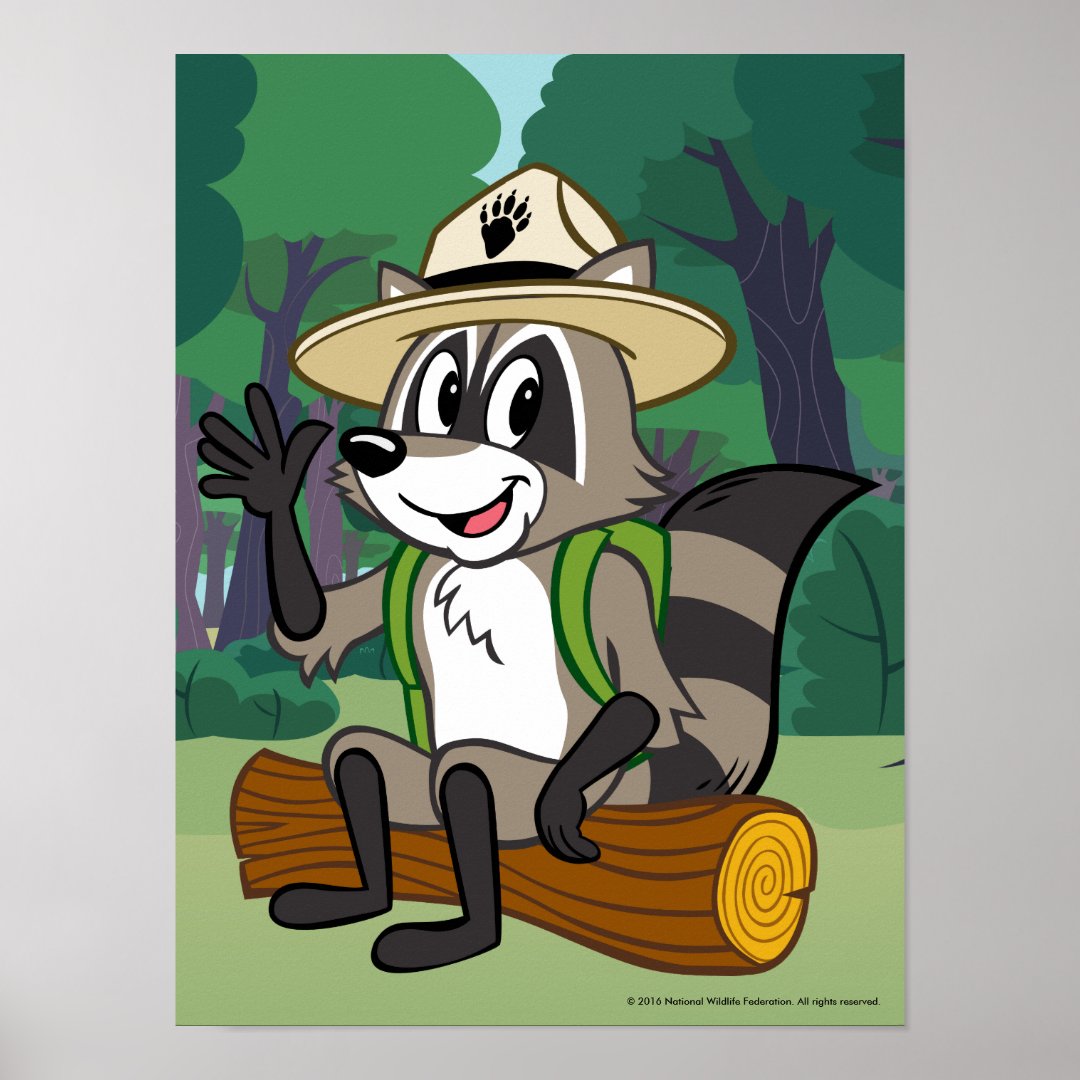 Ranger Rick | Ranger Rick Sitting Poster | Zazzle