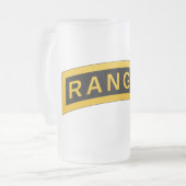 Ranger Tab Frosted Glass Beer Mug | Zazzle