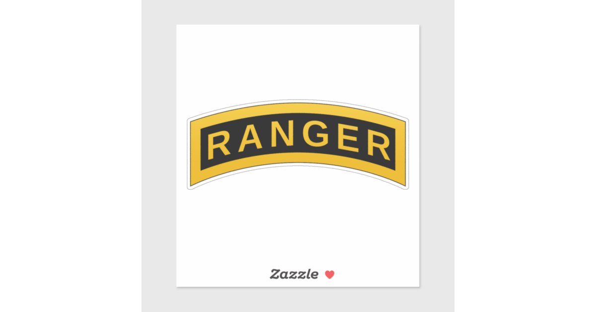 Ranger Tab Sticker | Zazzle