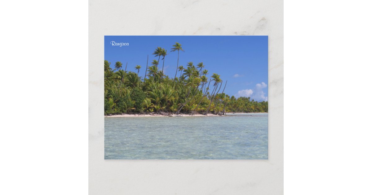 Rangiroa French Polynesia Postcard | Zazzle