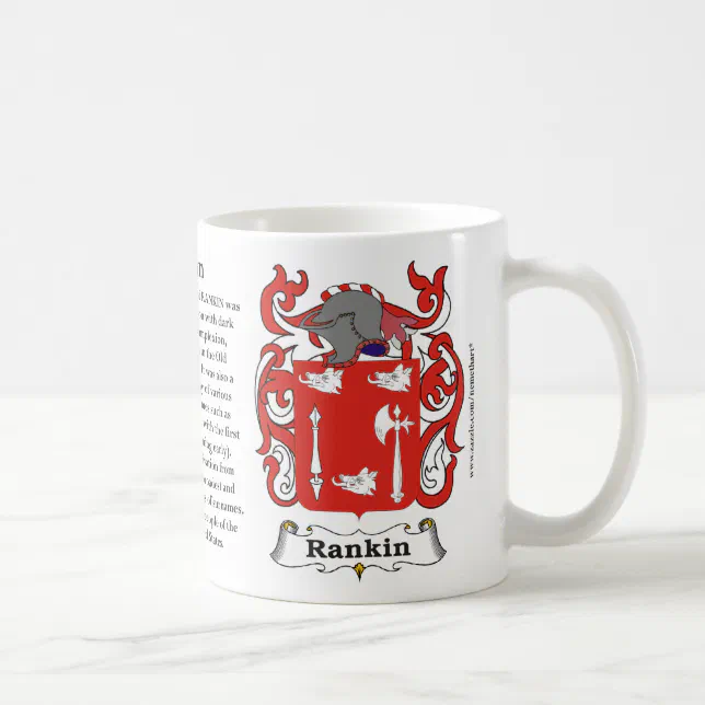 Rankin, History, Meaning and the Crest Mug | Zazzle