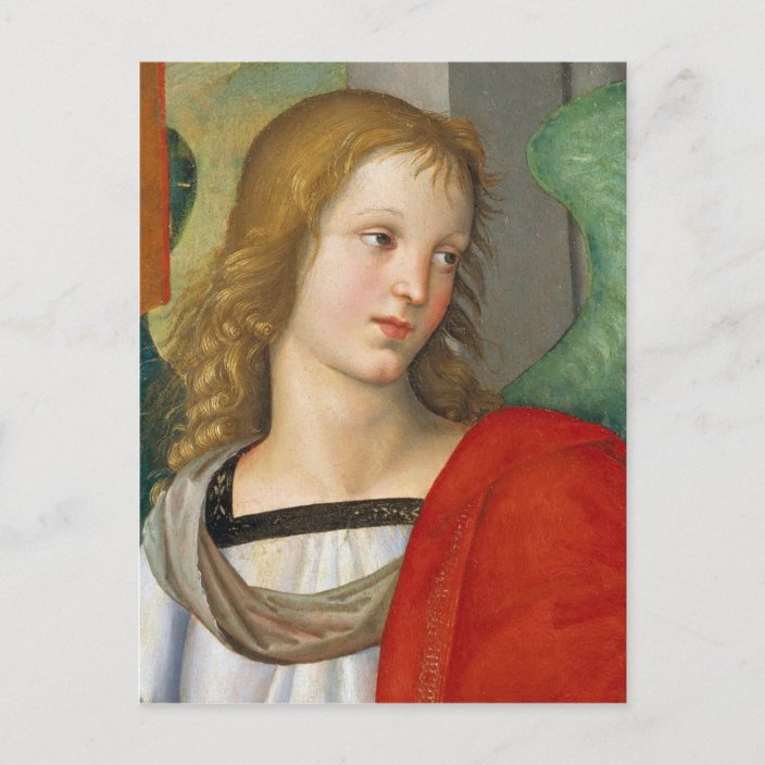 Raphael Angel from the Baronci altarpiece CC0840 Postcard | Zazzle.com