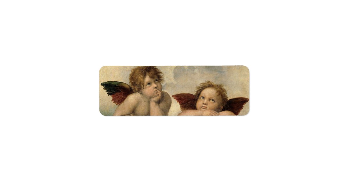 Raphael Cherubs Angels Label | Zazzle