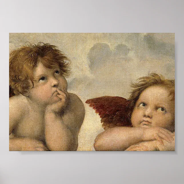 Raphael Cherubs Angels Poster | Zazzle
