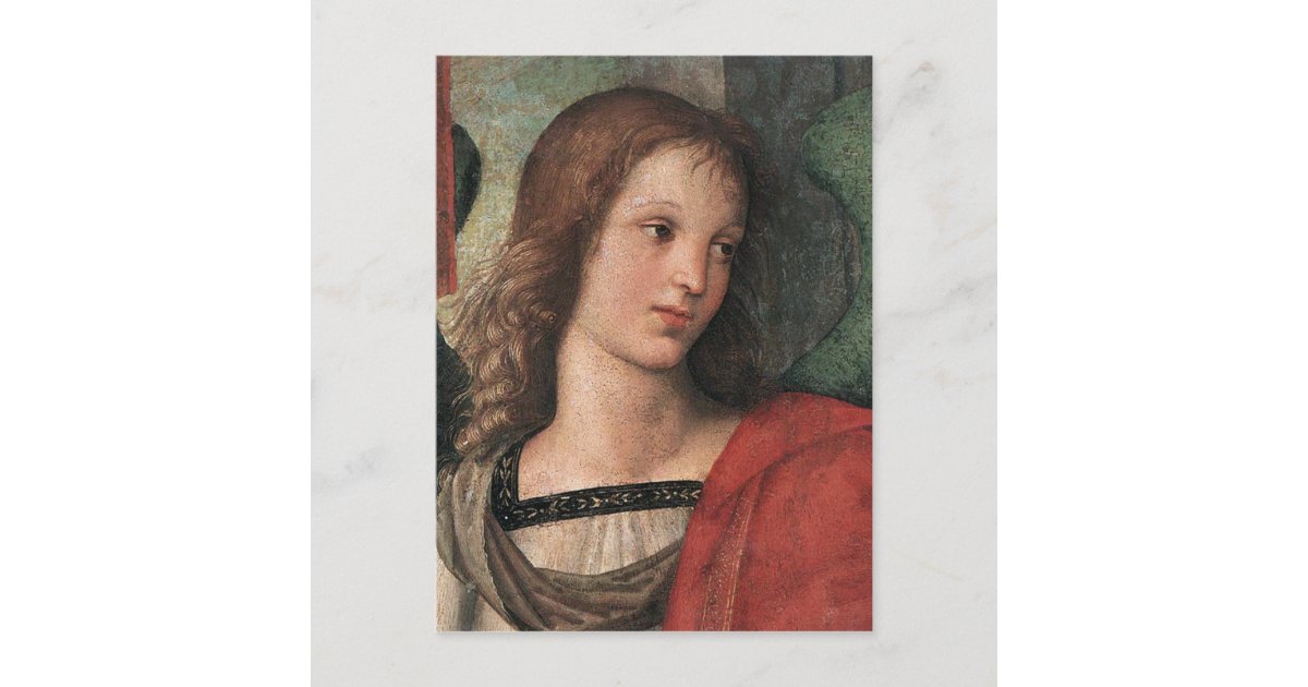 Raphael Christmas Angel Postcards Raffaello Sanzio | Zazzle