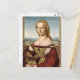 Raphael- Portrait of a Lady with a Unicorn Postcard | Zazzle