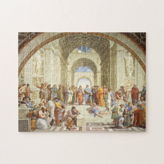 Raphael - The school of Athens 1511 Jigsaw Puzzle | Zazzle.com