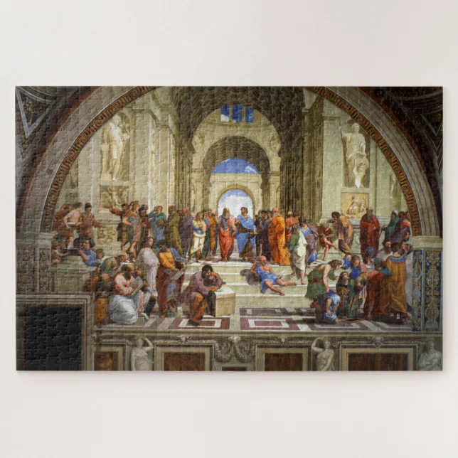 Raphael, “ The School of Athens ” Jigsaw Puzzle | Zazzle