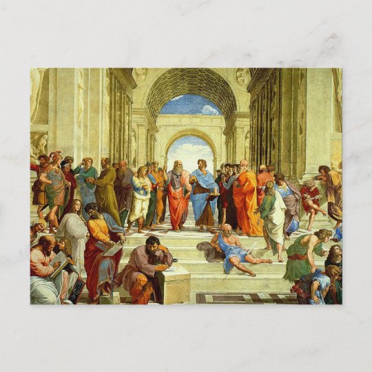 Raphael's "The School of Athens" Detail circa 1511 Postcard | Zazzle.com