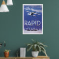 Rapid Azur Poster | Zazzle