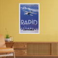 Rapid Azur Poster | Zazzle
