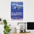 Rapid Azur Poster | Zazzle