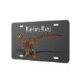 Raptor 1 3D License Plate | Zazzle