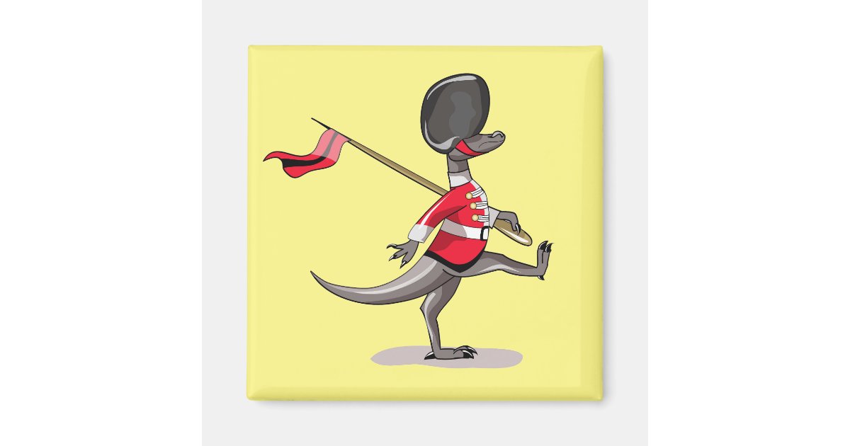Raptor Dressed As A British Guard. Magnet | Zazzle