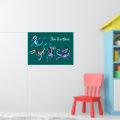 Raptor Group Graphic Poster | Zazzle