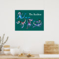 Raptor Group Graphic Poster | Zazzle