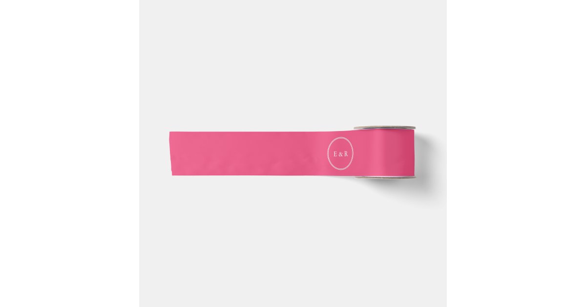 Rapture Rose Pink - Spring 2018 London Color Satin Ribbon | Zazzle